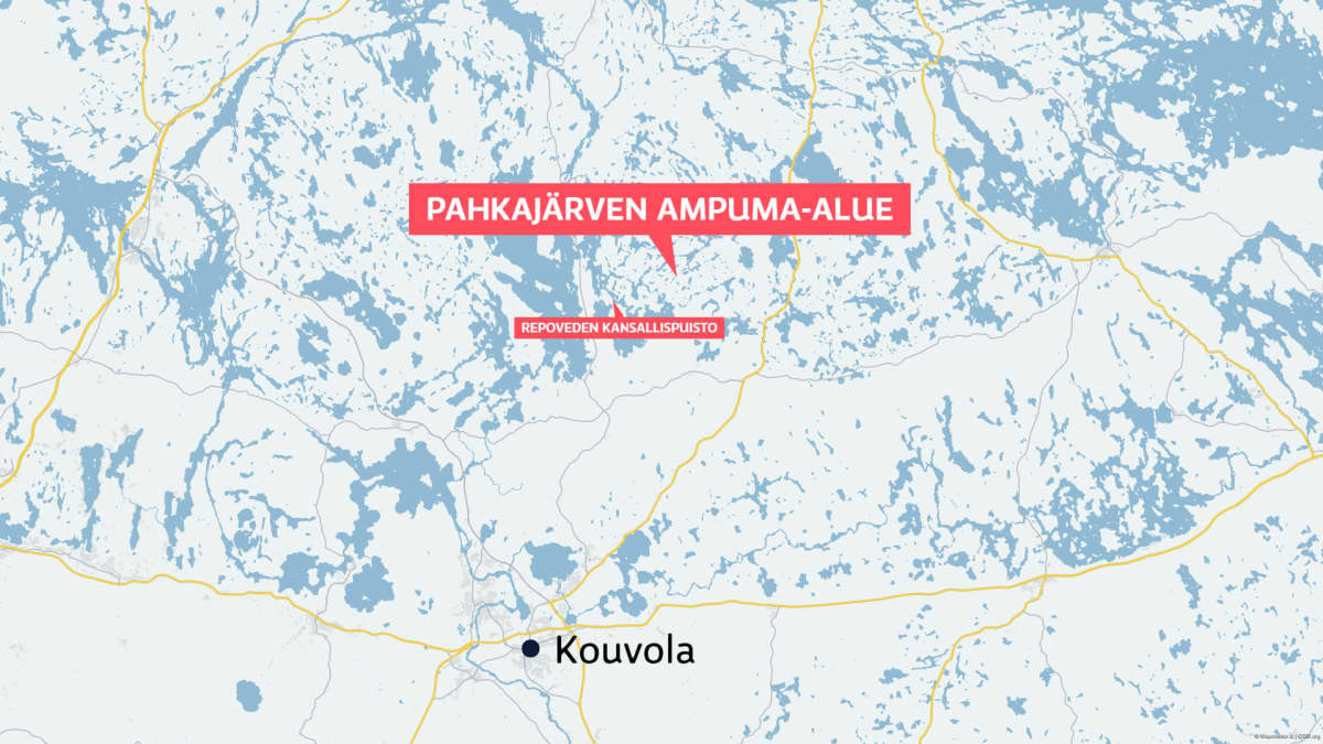 Pahkajärven ampuma-alueen läheisyydessä palaa maastoa – puolustusvoimat ...