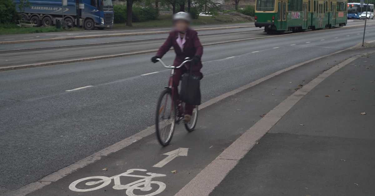 Enkelriktade cykelbanor är inte så enkla för cyklister - Helsingfors ...