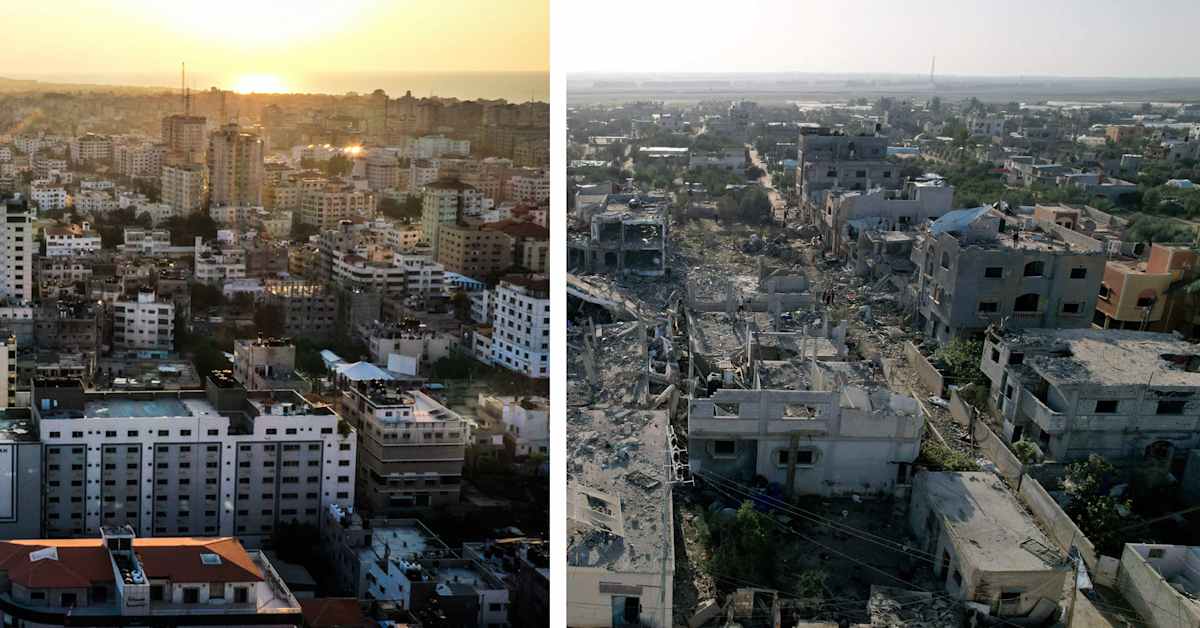 Video: Gaza före och efter 7 oktober | Utrikes | Svenska Yle