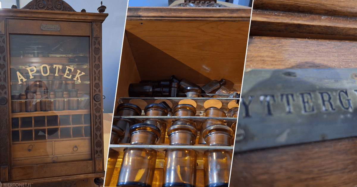 Staten auktionerar ut apoteksskåp från Yttergrunds fyr – trots att museum i Kristinestad vill ha ...