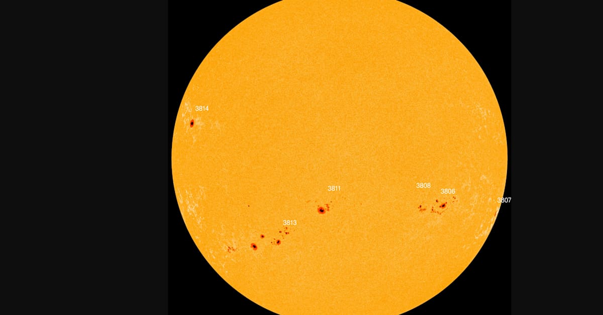 Solen sprakar av aktivitet – flest solfläckar på 23 år! | Vetenskap | Svenska Yle