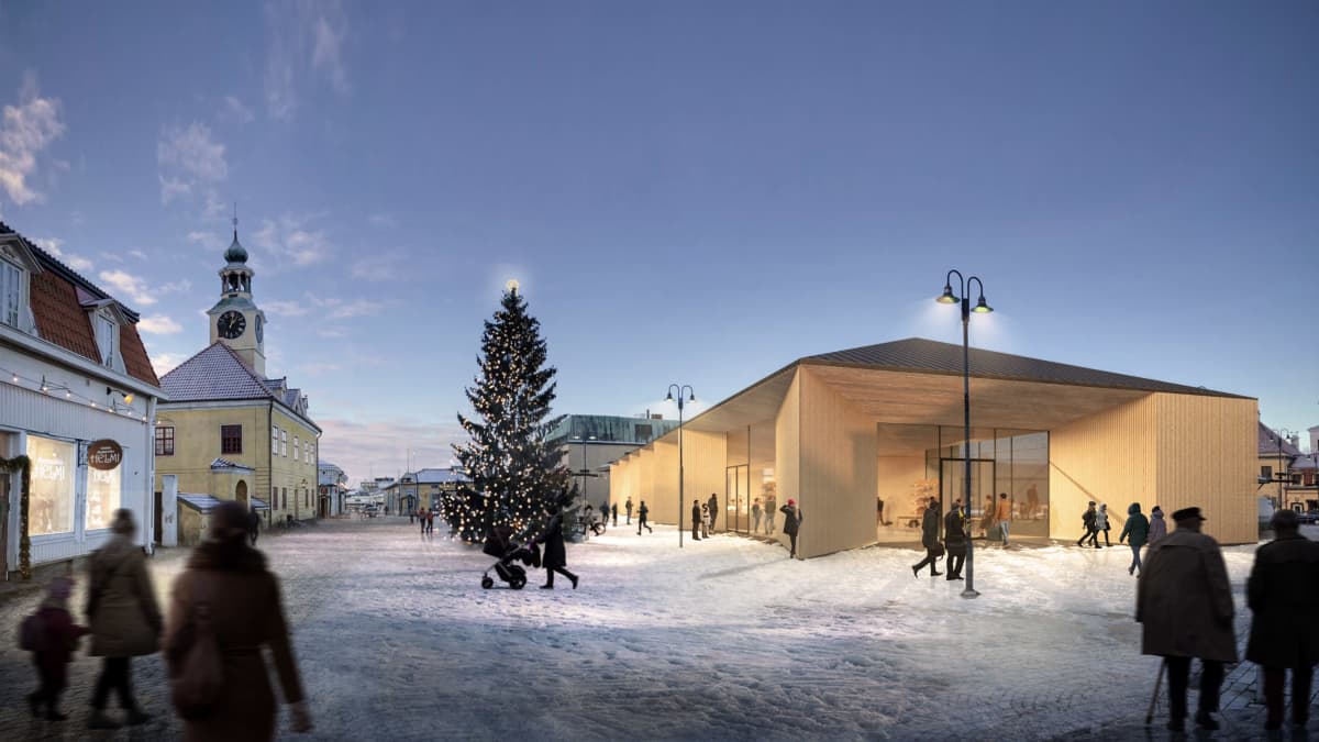 Vanhan Rauman asemakaavaluonnos: Torille monitoimipaviljonki korvaamaan ...