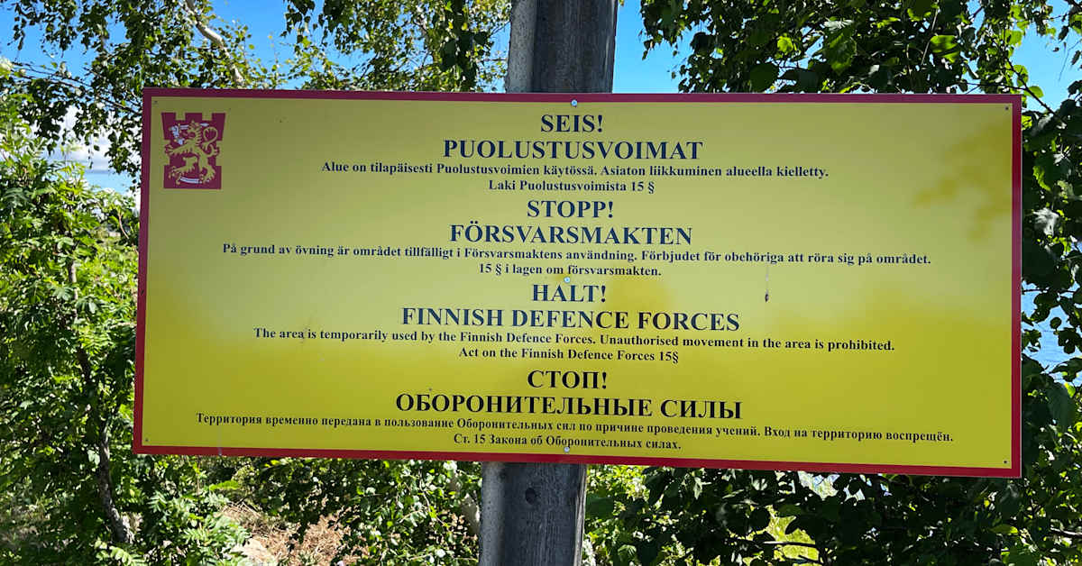 Sotilaspoliisi pysäyttää kalastajat – vanhasta tehdasalueesta tuli ...