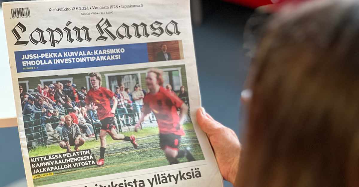 Sanomalehti Lapin Kansa siirtyy kolmepäiväiseen jakeluun – vain ...