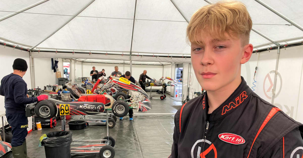 14-vuotias kartingkyky Daniel Vahlberg tähtää huipulle – reitti kulkee ...