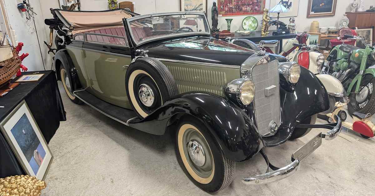 Istuiko tämän auton kyydissä Ruben Lagus vai peräti Mannerheim ...