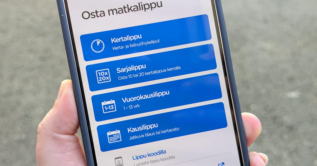HSL-liput verkkomyyntiin – yhteiskäyttöiset liput poistuvat käytöstä ...
