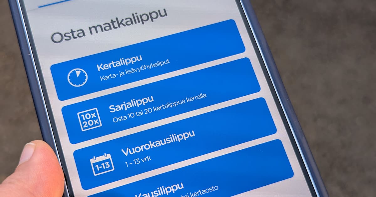 HSL-lippukaupan avaaminen siirtyy jälleen | Uusimaa | Yle