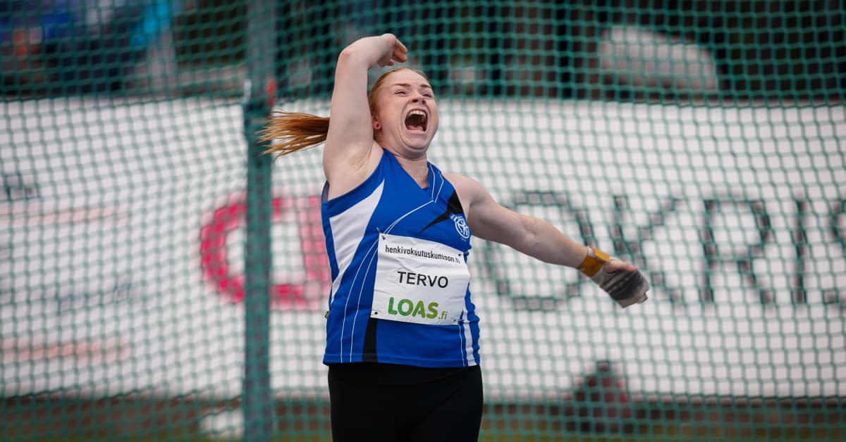 Grymma formbesked i slägga – Krista Tervo förbättrade sitt finska ...