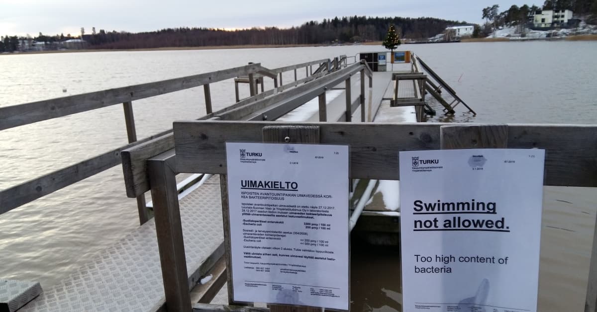 Vinterbadare i Uittamo får vänta med att doppa sig – tarmbakterier ...