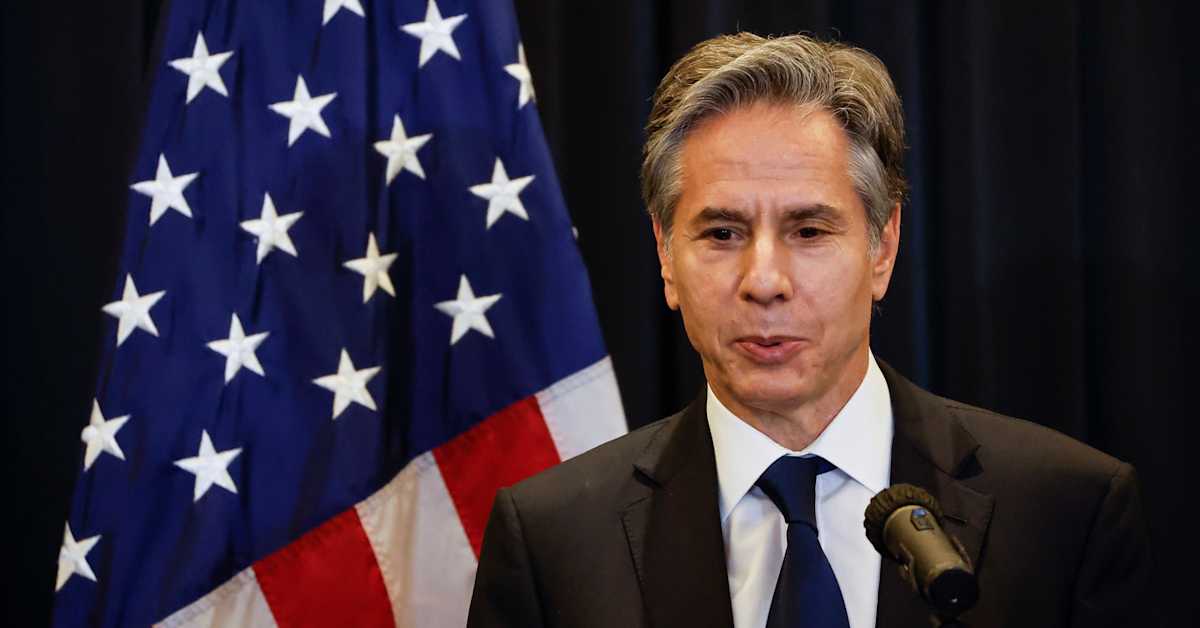 USA:s utrikesminister Anthony Blinken i Kiev – "Ryssland har två vägar att välja mellan ...