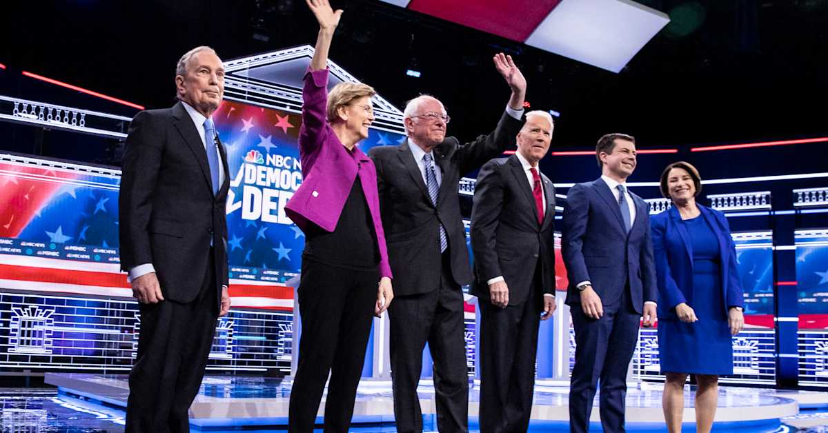 Gnistorna yrde när sex demokrater drabbade samman i eldfängd tv-debatt ...
