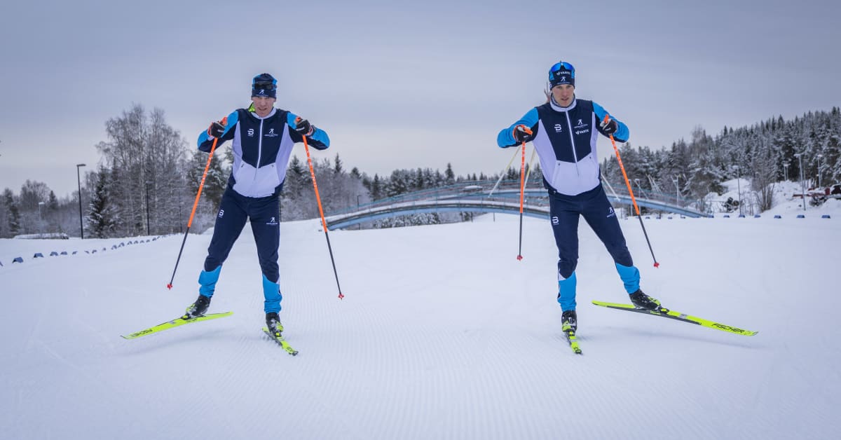 Jari ja Eetu Isometsä starttaavat samalle kisaladulle ...