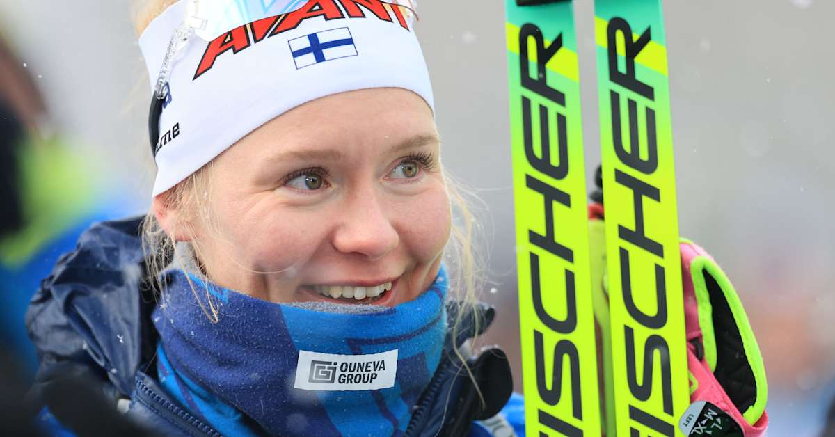 Suvi Minkkinen voitti ylivoimaisesti ampuma­hiihdon maailman­cupissa ...