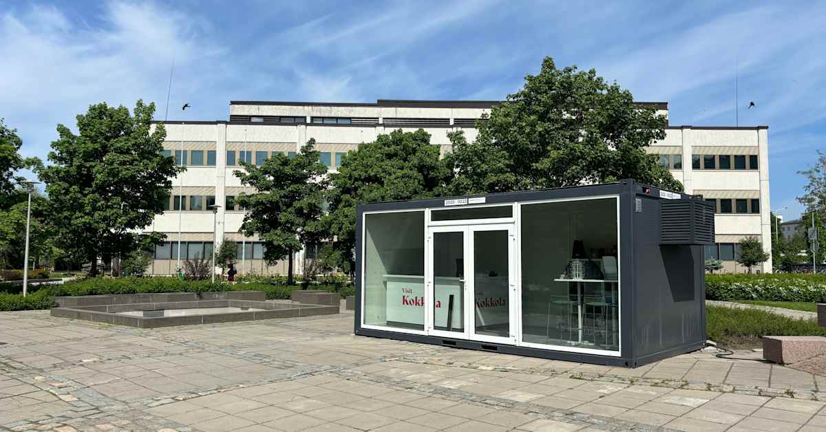 Visit Kokkola muuttaa lasikonttiin torille | Keski-Pohjanmaa | Yle