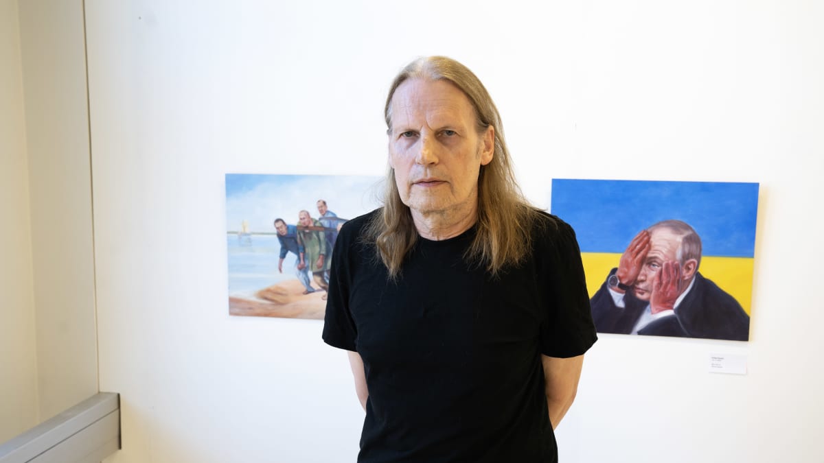 "Putin on peto", sanoo taiteilija Kaj Stenvall, jonka maalaukset ovat ...