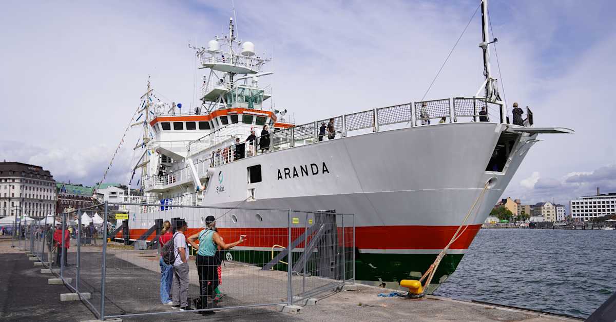 Forskningsfartyget Aranda har öppet hus under Tall Ships Races: ”Den ...