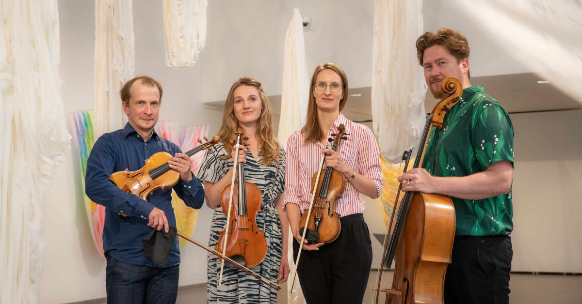 Harvinainen kuntien rahoittama jousikvartetti on kiertänyt soittamassa ...