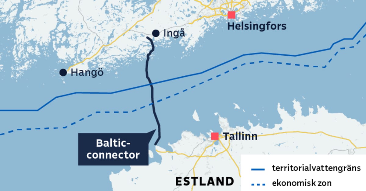 Balticconnector-gasledningen har reparerats | Inrikes | Svenska Yle