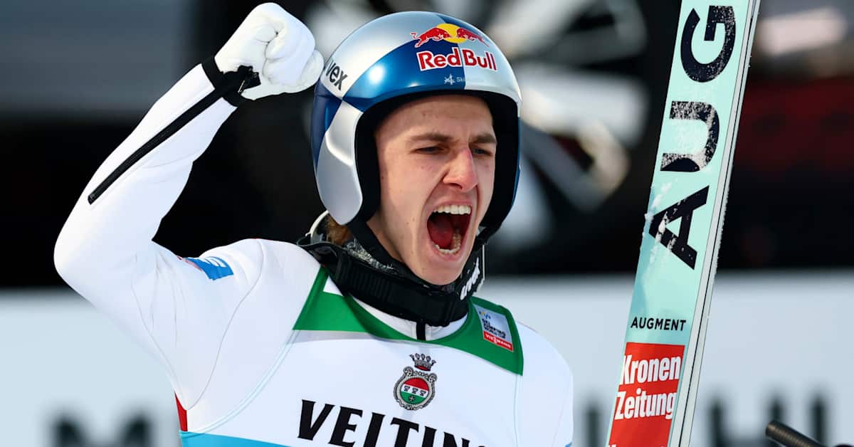 Tung seger för Daniel Tschofenig i Garmisch – tog ledningen i både ...