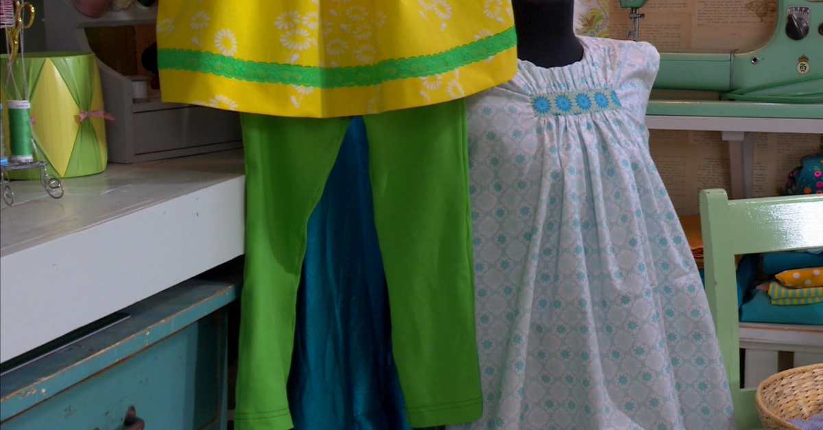 Sy byxor själv - tights av stretchigt material | Strömsö | Svenska Yle