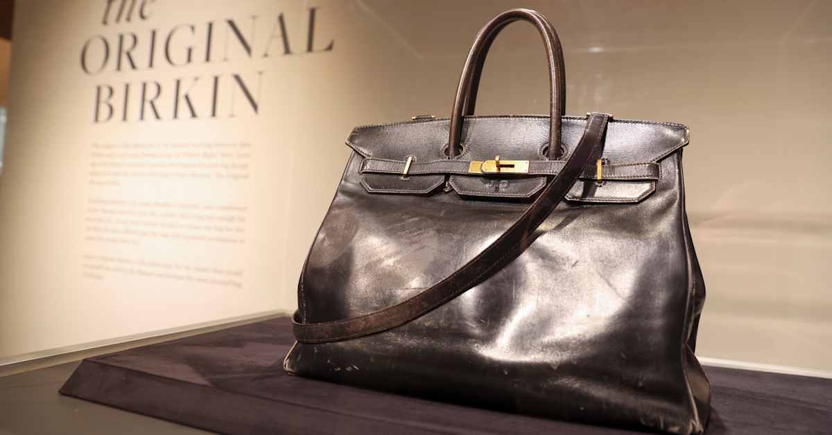 Väskan som Jane Birkin ritade på en spypåse blev världens näst dyraste ...