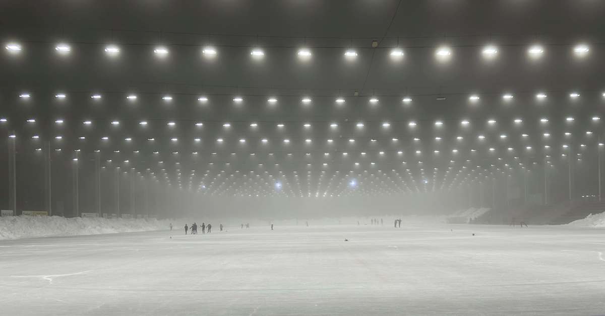 Europe's largest outdoor artificial ice field in Helsinki reopens after ...
