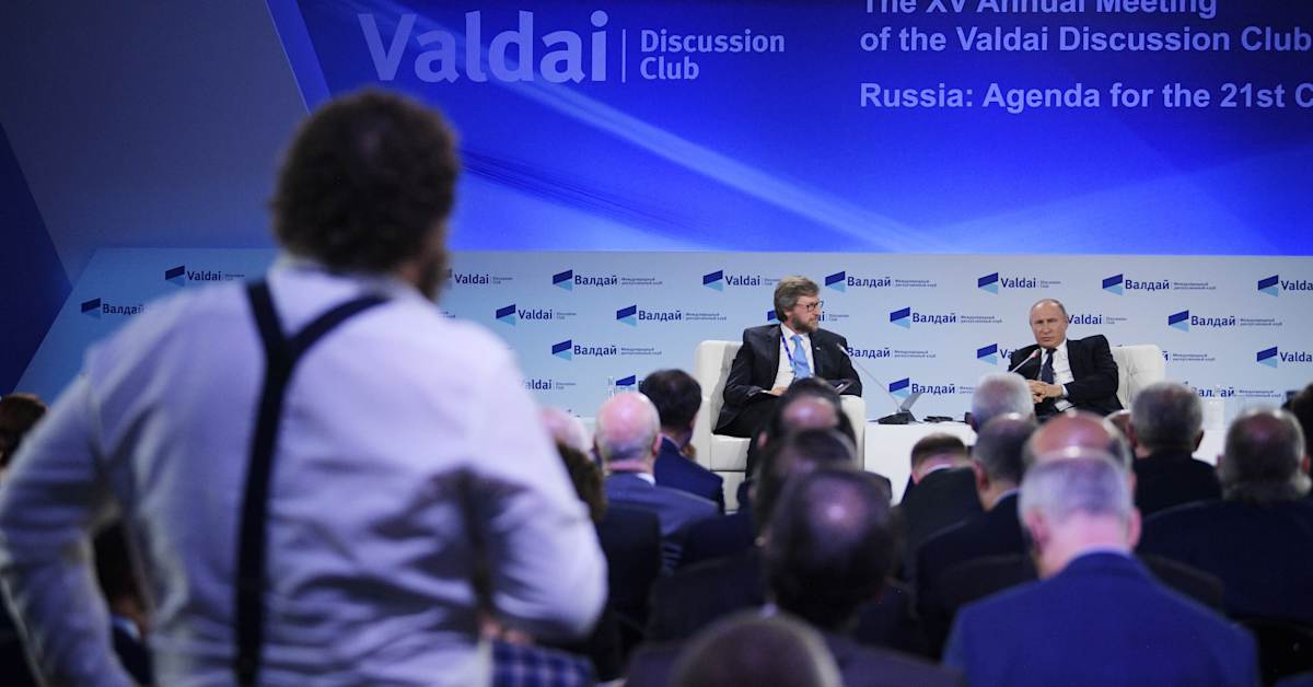 President Putins diskussionsforum Valdaj-klubben förutspår diplomatins ...