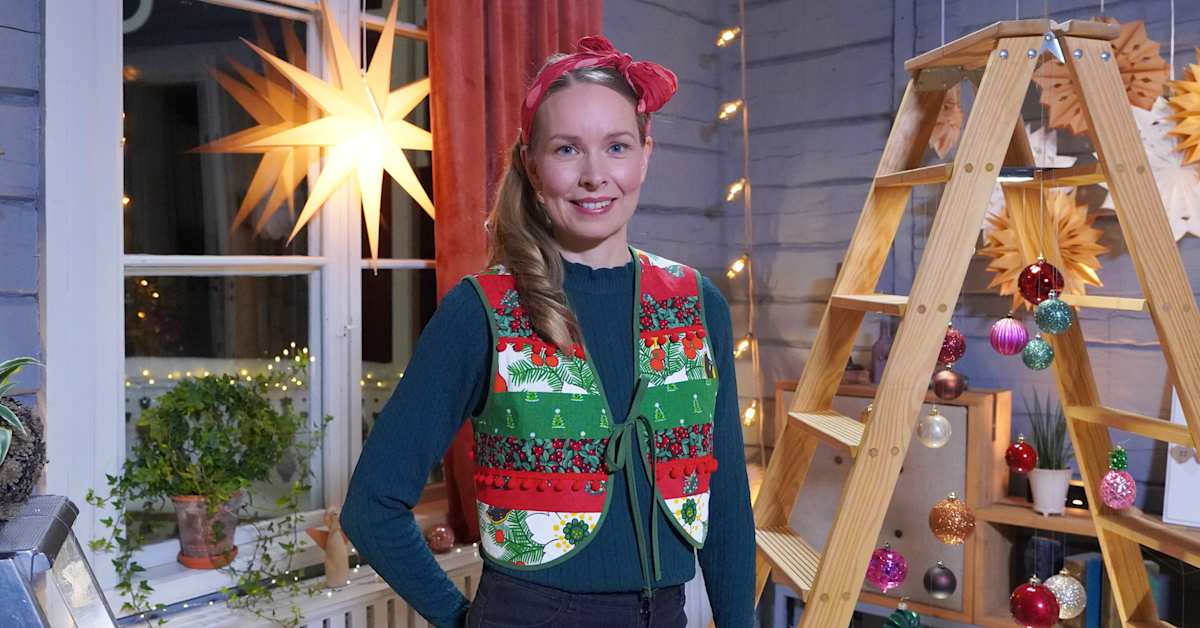 Käytä joululiinoja uudelleen kestävään joulumuotiin – tee joululiivi ...