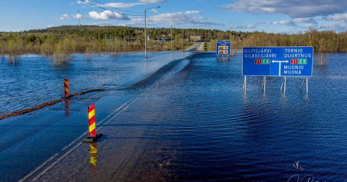 Tulva voi katkaista Suomen ja Ruotsin rajatien alkuviikosta ...