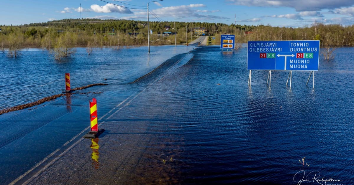 Tulva voi katkaista Suomen ja Ruotsin rajatien alkuviikosta ...