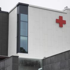 Kymenlaakson keskussairaalaan julkisivu.