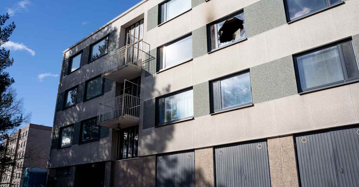 Kerrostalon huoneisto syttyi palamaan Nokialla, kun asukas kuivasi ...