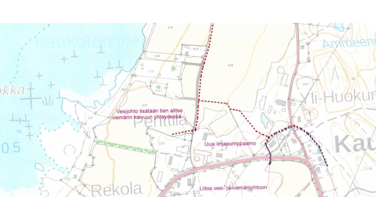 Tammelan Kaukolaan suunnitellaan uutta runkolinjaa – työt alkavat ...