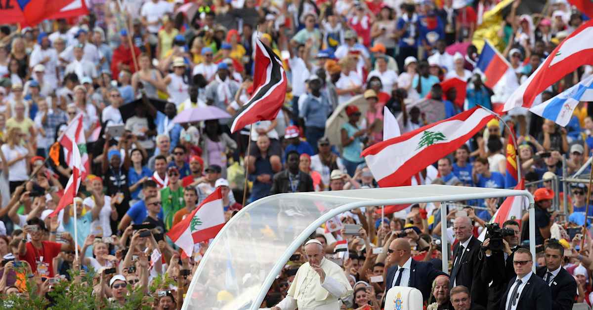 Över 2,5 miljoner pilgrimer kom för att lyssna på påven i Krakow ...