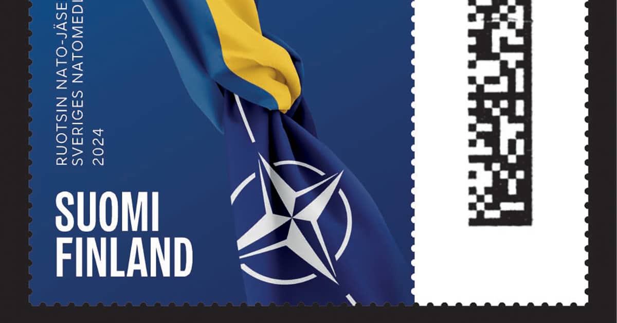 Posten firar svenskt Natomedlemskap med frimärke | Inrikes | Svenska Yle