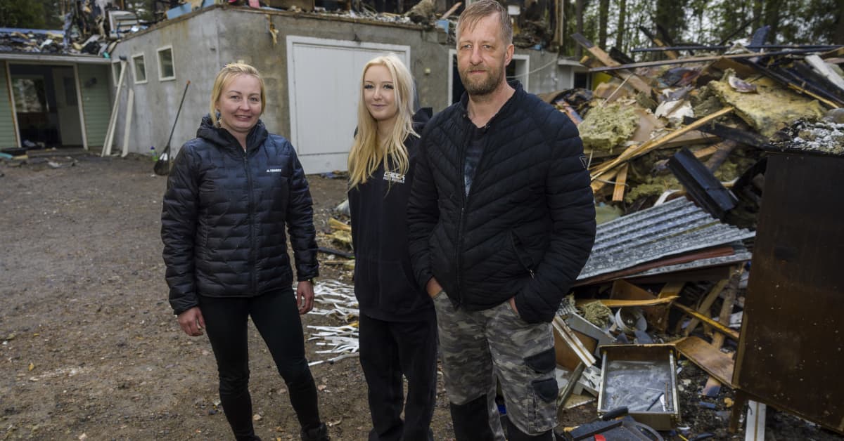 Taskuun jäi 20 euroa, kun tuli tuhosi Haillojen kodin – näin ...