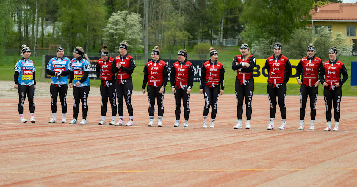 Joensuun Maila virittelemässä muhkeita siirto­paukkuja naisten Super ...