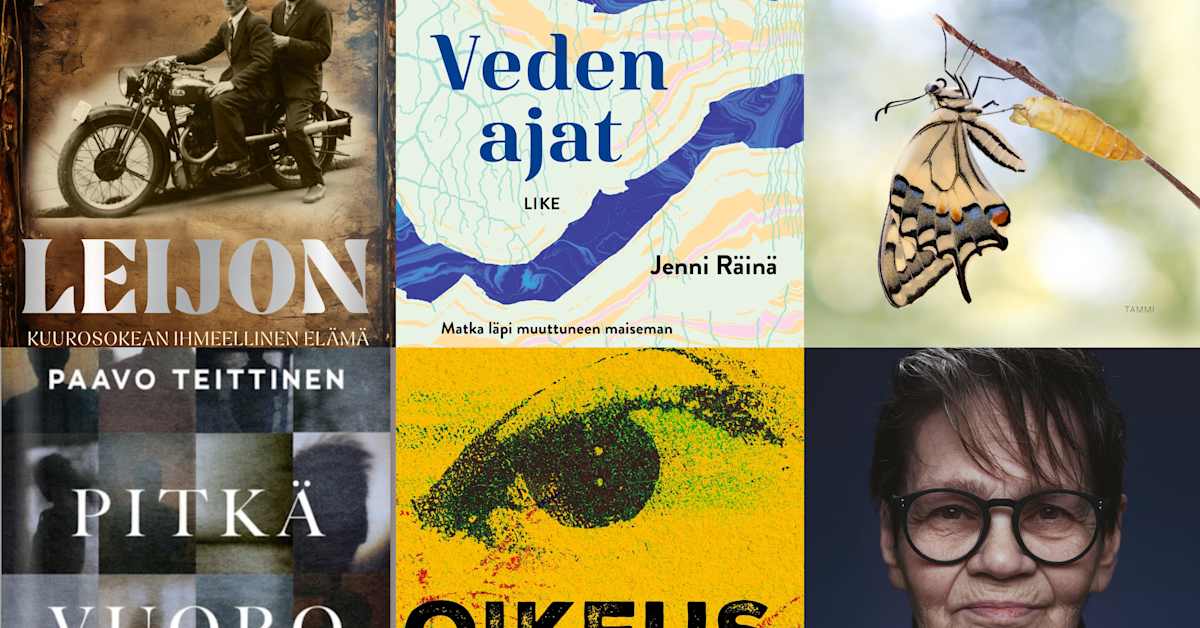 Böcker om Anneli Auer, amfetamin och insekter nominerade till Fack-Finlandiapriset | Kultur ...