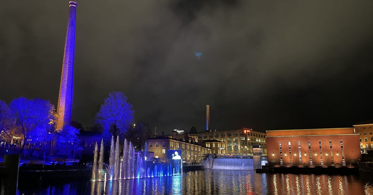 Valoviikot alkoivat Tampereella – valoteos Tanssivat vedet hurmasi ...