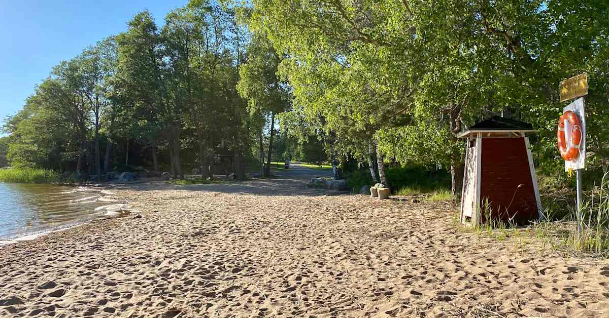 Simma inte vid Lagmans badstrand i Snappertuna | Västnyland | Svenska Yle