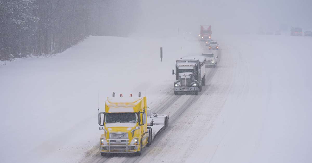 Second winter rears its head, snowy conditions clog roads in central ...