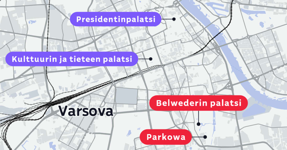 Puolan pääministeri: Drooni tuhottu Varsovan hallitus­rakennusten yllä ...