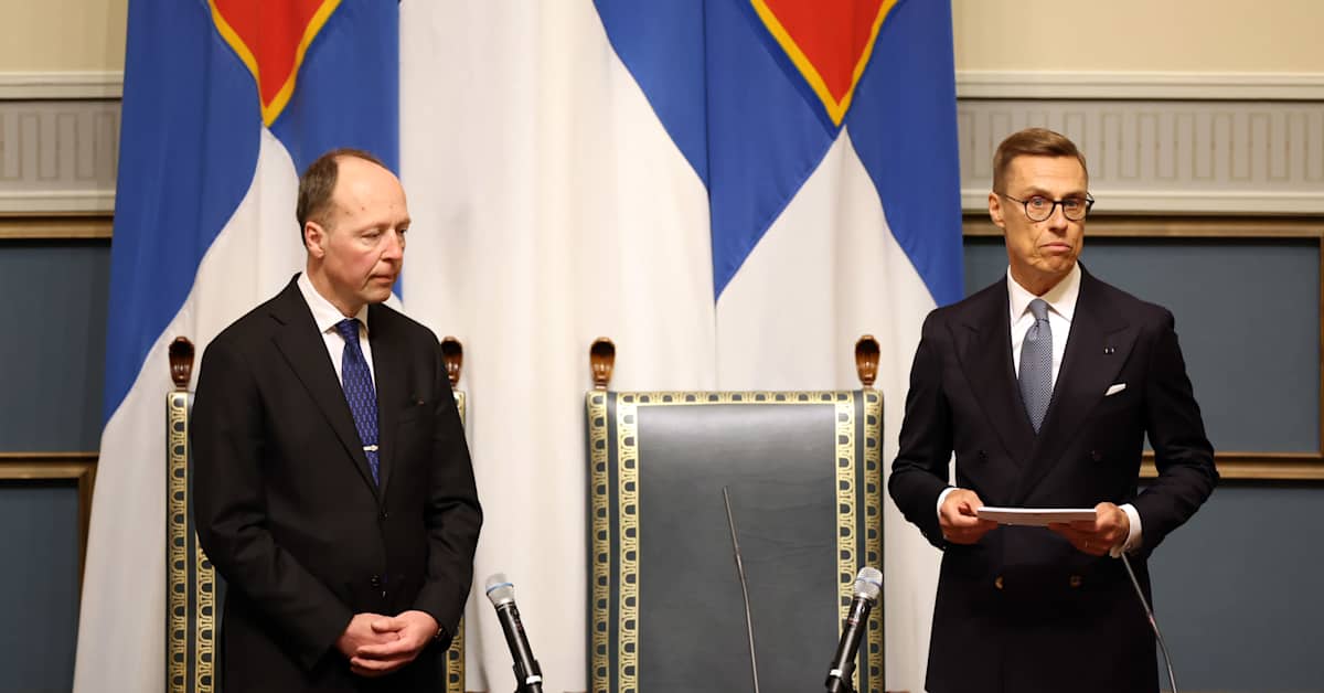 President Alexander Stubb framförde kondoleanser till offren i Örebro ...