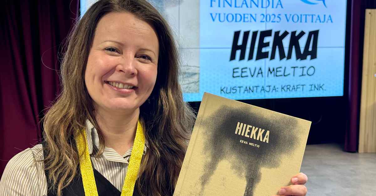 Eeva Meltio voitti Sarjakuva-Finlandian teoksella Hiekka: kuvaa ...