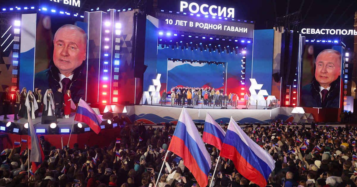 Putin firade med konsert på Röda torget | Utrikes | Svenska Yle