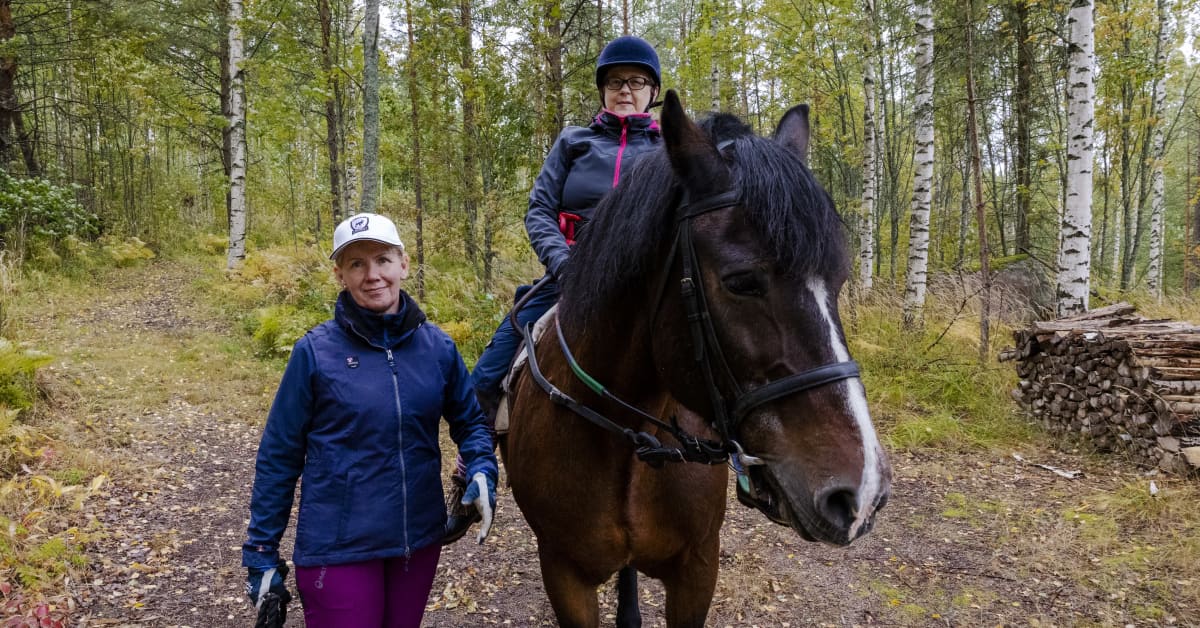 MS-tautia sairastava Marika Sorvali saa apua ratsastuksesta, mutta ...