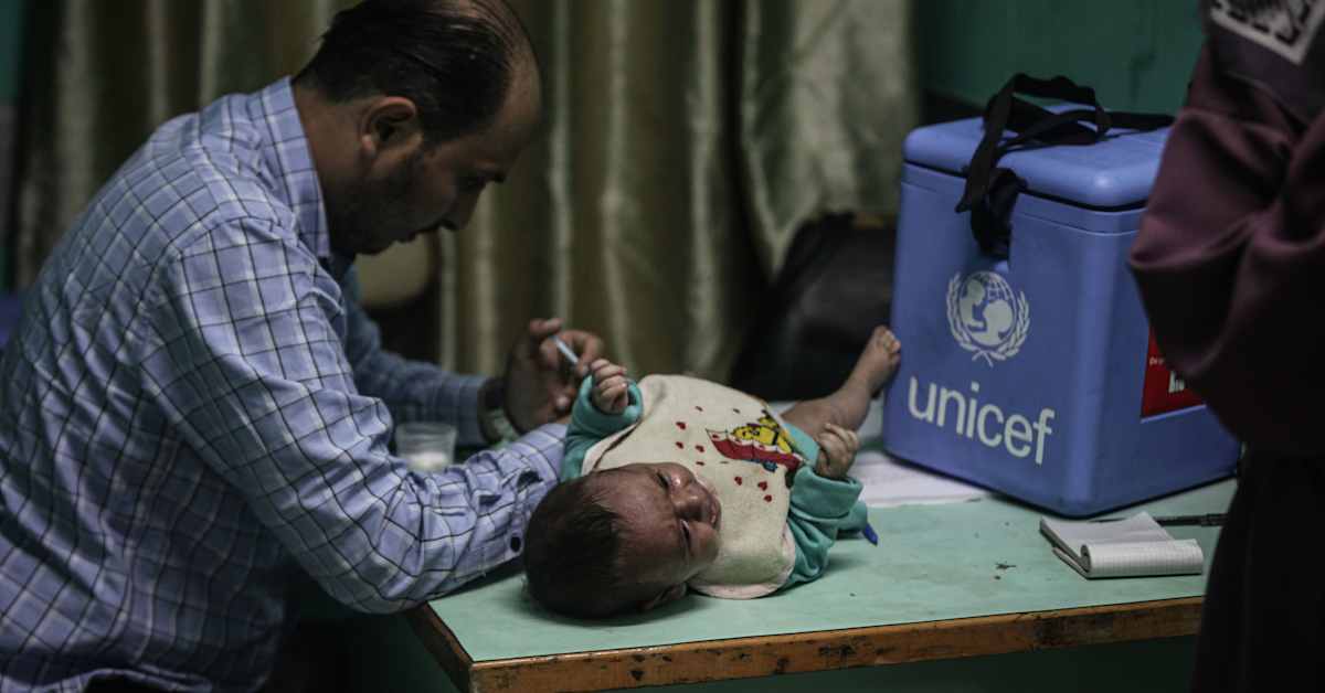 Unicef: Israel estää yli miljoonan rokotusruiskun viemisen Gazaan ...