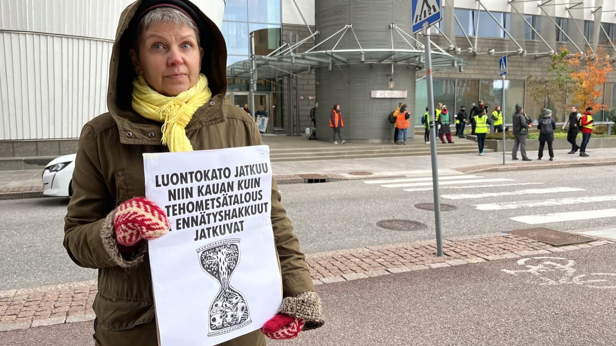 Elokapina osoittaa mieltään hakkuita vastaan – estivät pääsyn ...