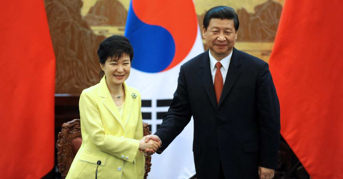 Kinas president på besök i Sydkorea | Utrikes | Svenska Yle